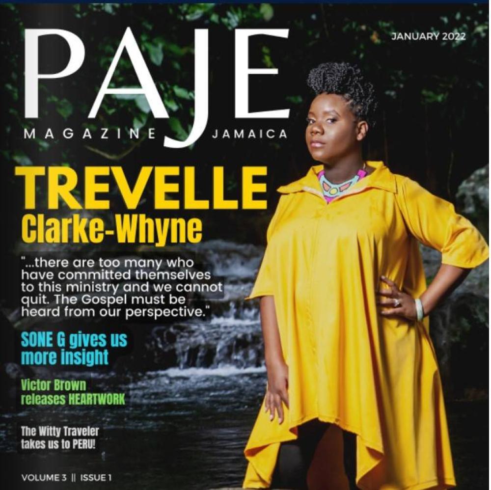 PAJE Magazine - Printed Copy - Trevelle Clarke-Whyne - SpurrOpen.com