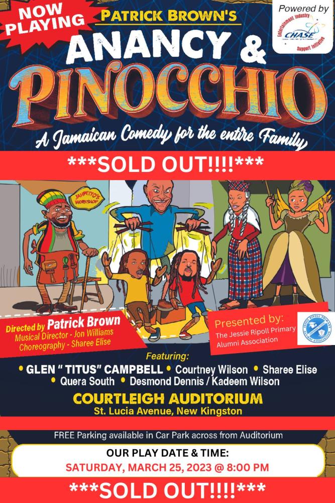 JRPAA Anancy And Pinocchio Play Tickets - SpurrOpen.com