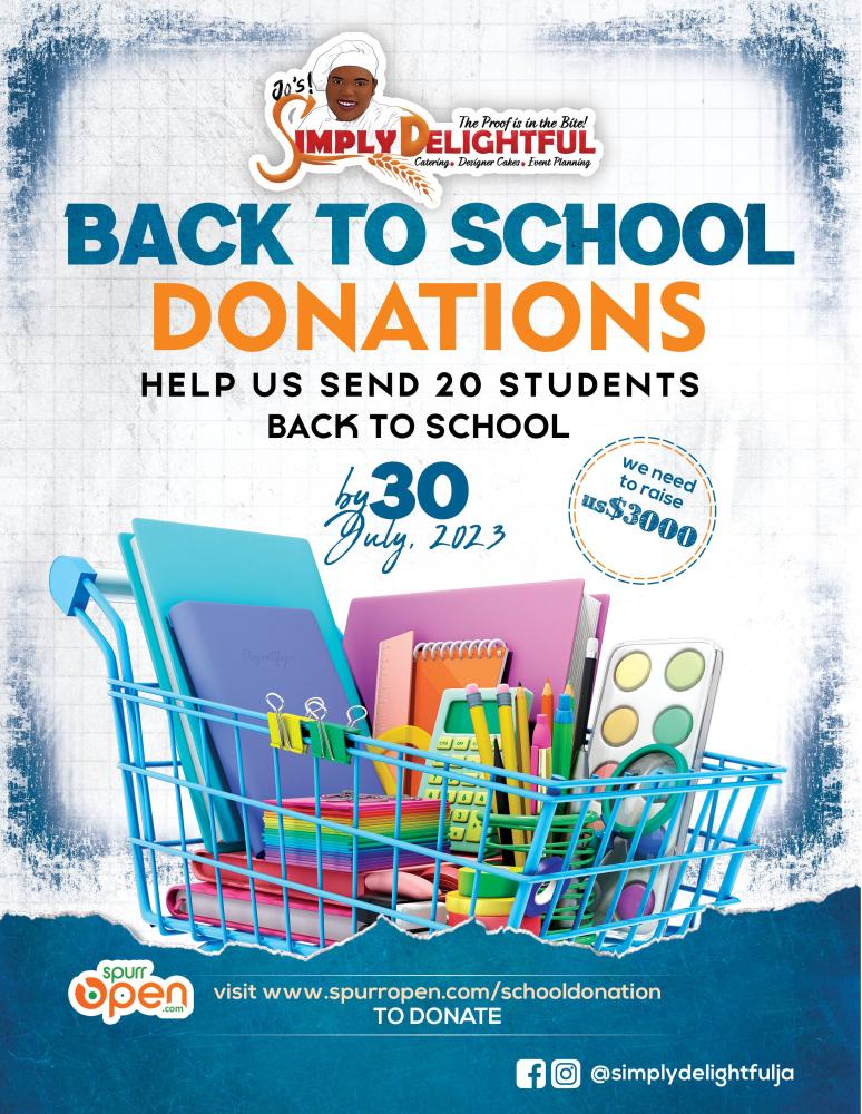 Back to School Donations - SpurrOpen.com