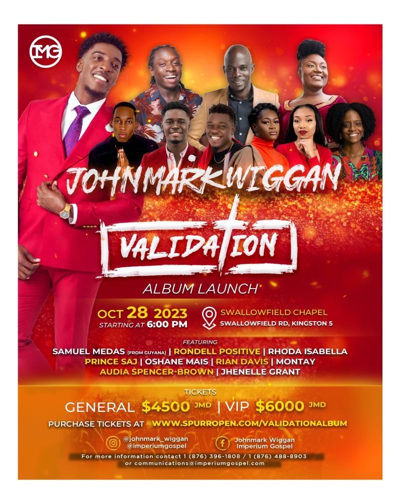 Johnmark Wiggan's VALIDATION Album Launch - SpurrOpen.com